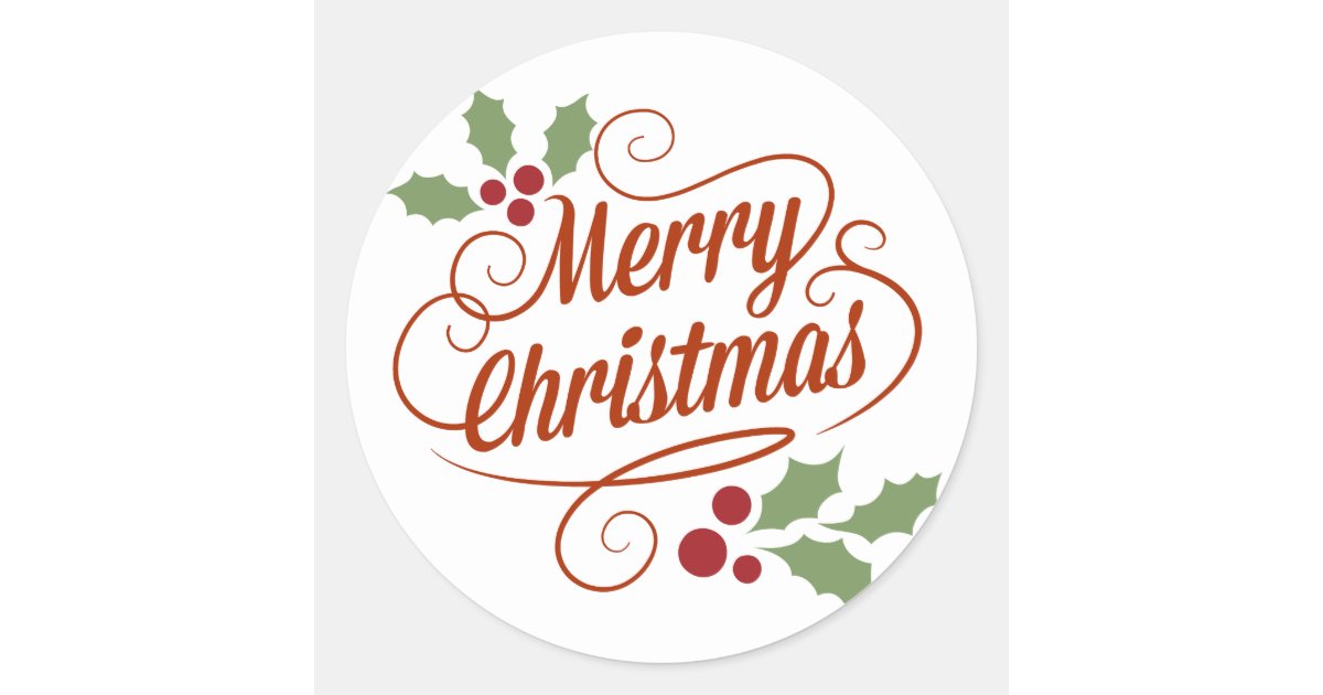 Christmas Sticker | Zazzle