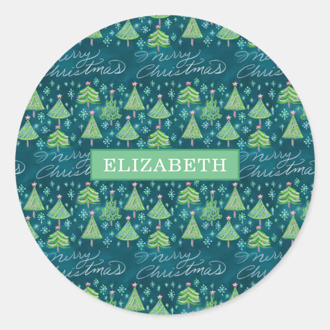 Christmas Sticker - Custom | Zazzle