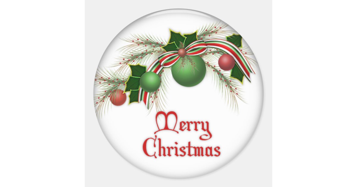 christmas stickers | Zazzle