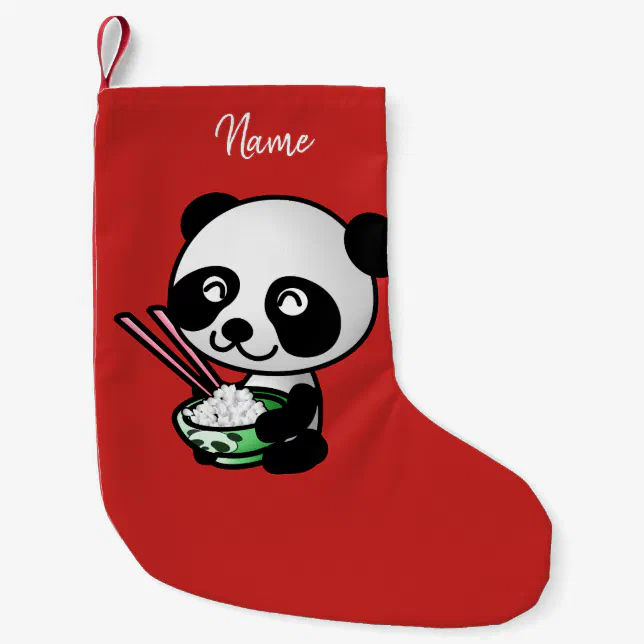 Christmas Stocking. Panda. Small Christmas Stocking | Zazzle
