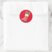 Christmas Stocking Stickers | Zazzle