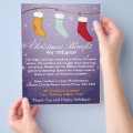 Christmas Stockings Benifit for Children Flyer | Zazzle