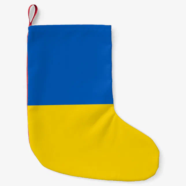 Christmas Stockings with Flag of Ukraine | Zazzle