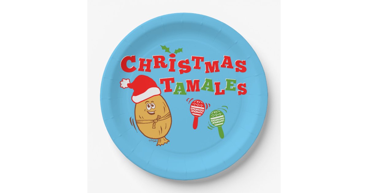 Christmas Tamales Paper Plates | Zazzle