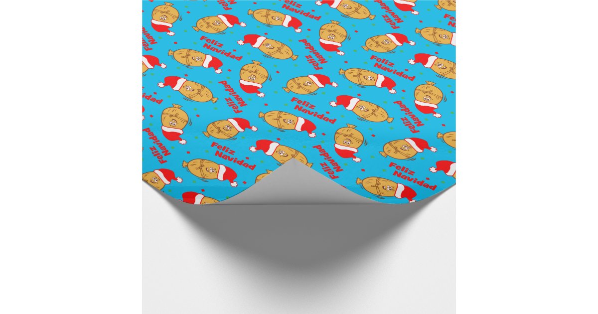 Christmas Tamales Pattern Wrapping Paper | Zazzle.com