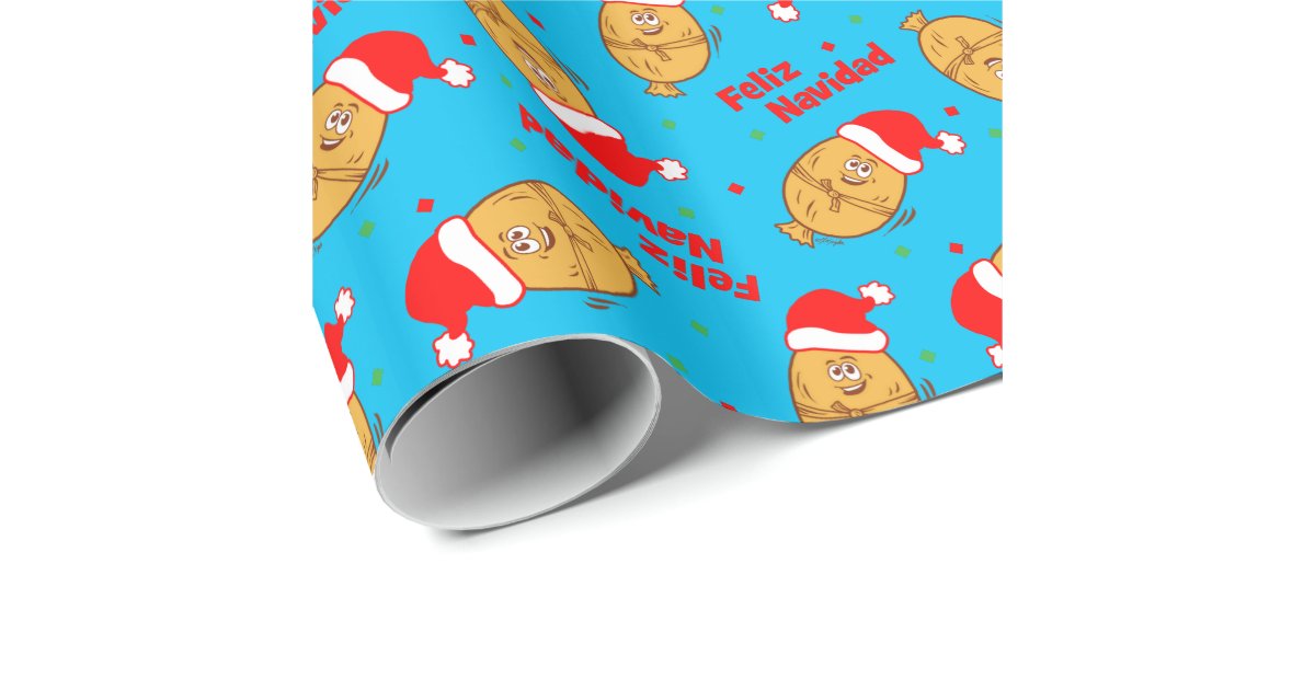 Christmas Tamales Pattern Wrapping Paper | Zazzle.com