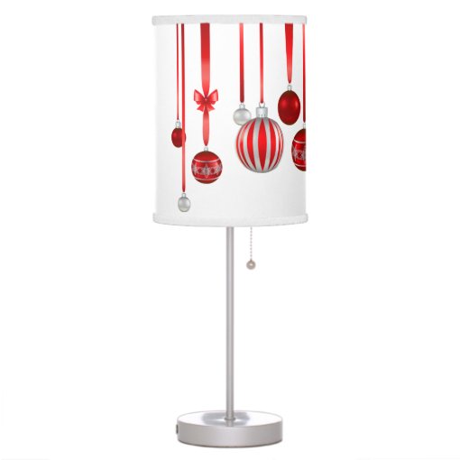 Christmas Themed Table Lamp | Zazzle