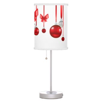 Christmas Themed Table Lamp | Zazzle