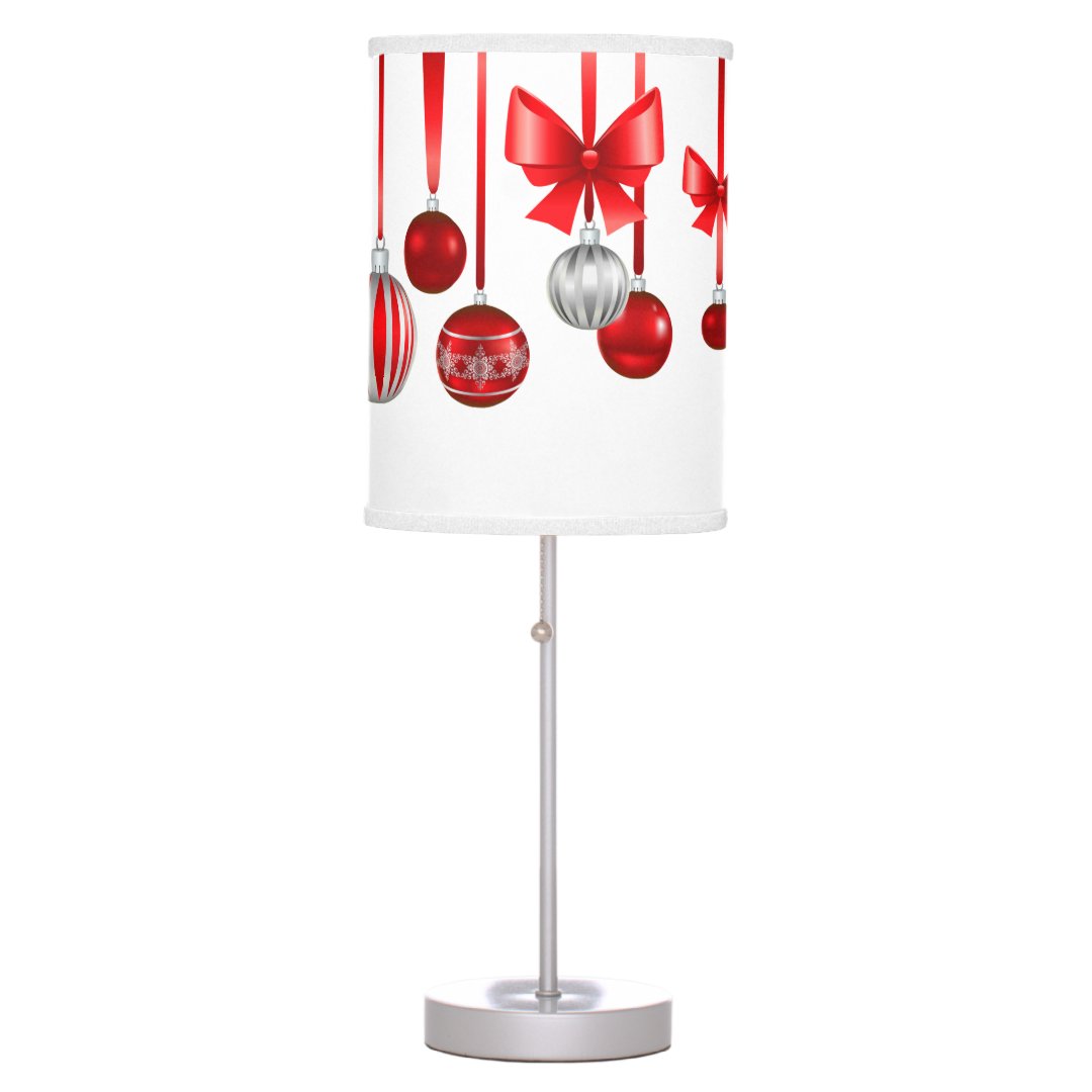 Christmas Themed Table Lamp | Zazzle