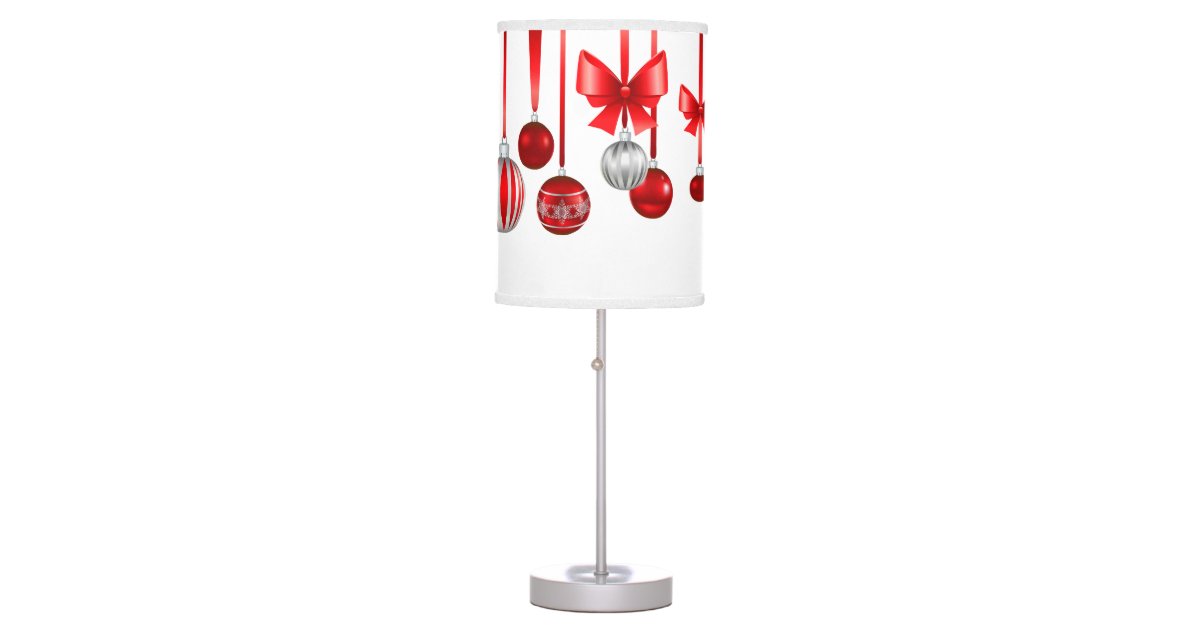 Christmas Themed Table Lamp | Zazzle