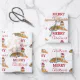 Christmas Tiger Funny Animal with Santa Hat Wrapping Paper Sheets | Zazzle