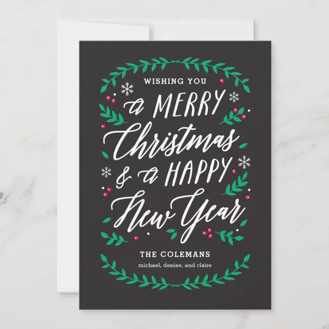 Christmas Time EDITABLE COLOR Holiday Card | Zazzle