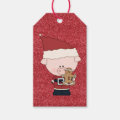 Christmas Time Pig Gift Tags | Zazzle