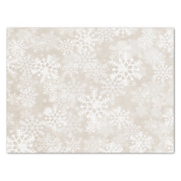 Christmas Tissue Paper with Snowflakes | Zazzle