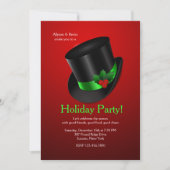 Christmas Top Hat Invitation | Zazzle