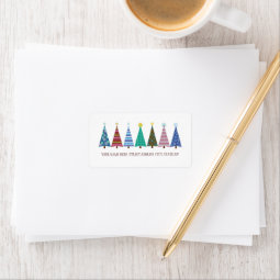 Christmas Tree Address Mailing Labels | Zazzle