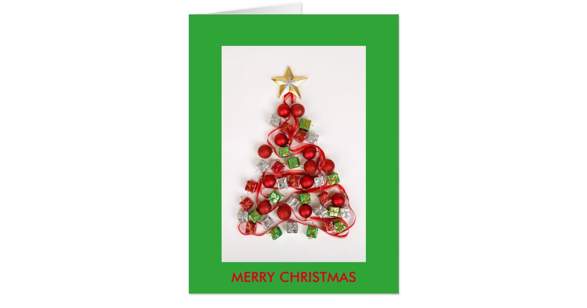 Christmas Tree Card | Zazzle