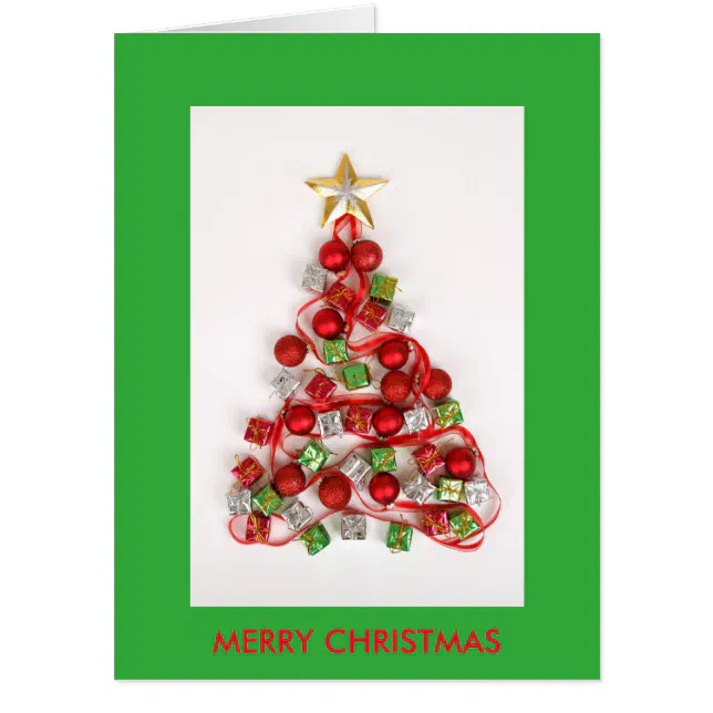 Christmas Tree Card | Zazzle
