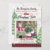 Christmas Tree Farm Holiday Photo Card | Zazzle