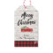 Christmas Tree Farm Red Truck Christmas Gift Tag | Zazzle