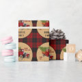 Christmas Tree Farm Vintage Truck Red Plaid Rustic Wrapping Paper | Zazzle
