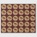 Christmas Tree Farm Vintage Truck Red Plaid Rustic Wrapping Paper | Zazzle