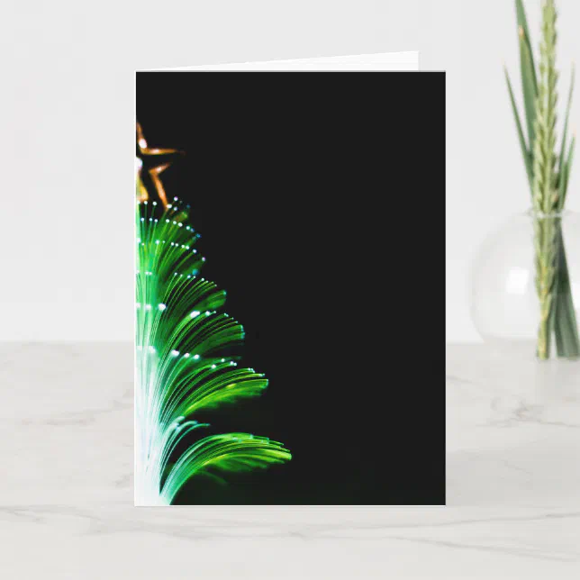 Christmas Tree Lights Holiday Card | Zazzle