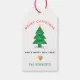 Christmas Tree Merry Christmas Gift Tags | Zazzle