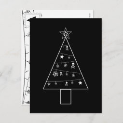 Christmas Tree of DOOM Holiday Postcard | Zazzle