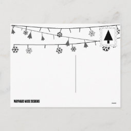 Christmas Tree of DOOM Holiday Postcard | Zazzle