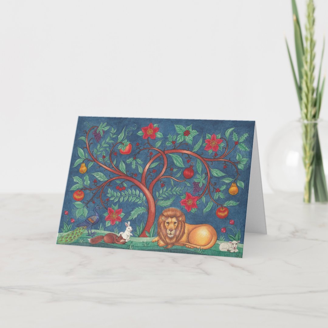 Christmas ~ Tree of Life Greeting Cards | Zazzle