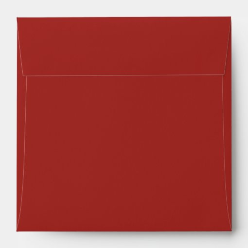 Christmas Tree on Red Envelope | Zazzle