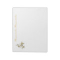 Christmas Tree on White 001 Notepad | Zazzle