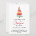 Christmas Tree Party Birthday Invitation | Zazzle