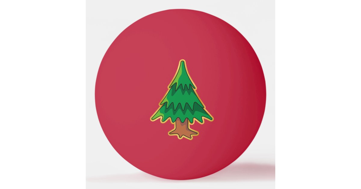 Christmas tree Ping-Pong ball | Zazzle