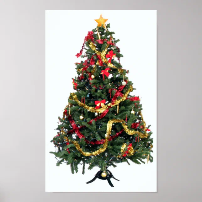 Christmas tree. poster | Zazzle