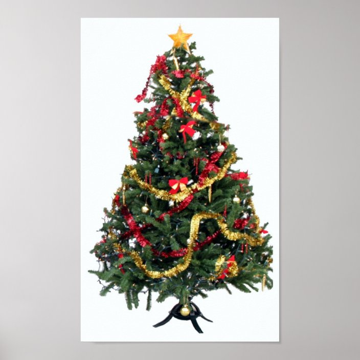 christmas tree. poster | Zazzle.com