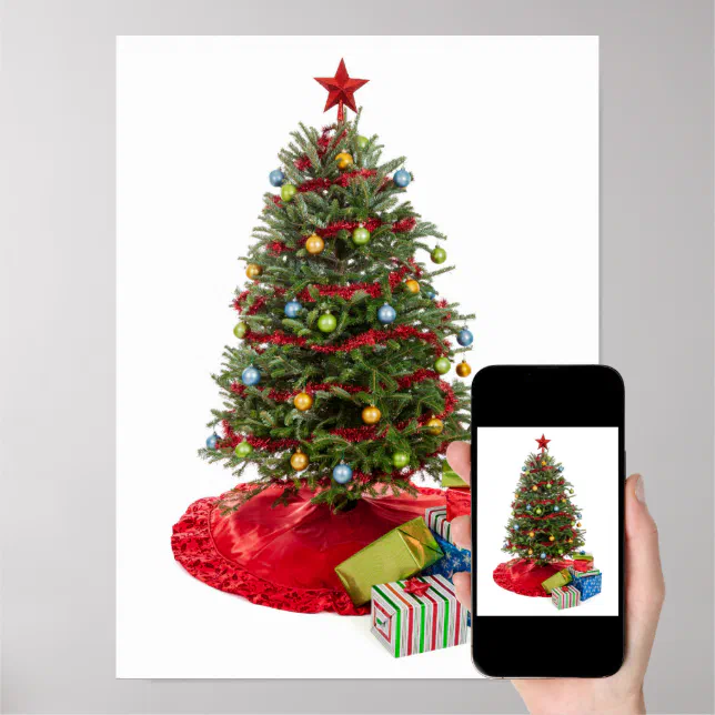 Christmas Tree Poster | Zazzle