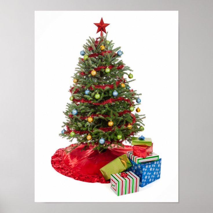 Christmas Tree Poster | Zazzle