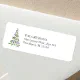 Christmas Tree Return Address Labels | Zazzle