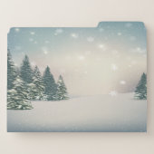 Christmas Tree,Silver Snowflakes,Snow File Folder | Zazzle