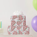 Christmas Tree Snack Cake Wrapping Paper | Zazzle