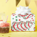 Christmas Tree Snack Cake Wrapping Paper | Zazzle