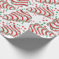 Christmas Tree Snack Cake Wrapping Paper | Zazzle