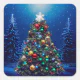 Christmas Tree Square Sticker | Zazzle