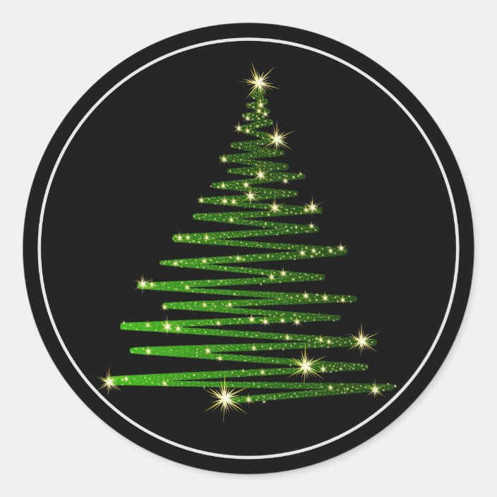 Christmas Tree Stickers | Zazzle.com