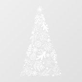 Christmas Tree window decals vinyl window cling | Zazzle