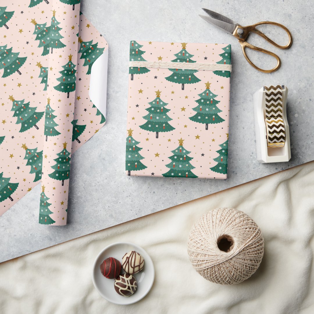 Christmas Tree Wrapping Paper | Zazzle
