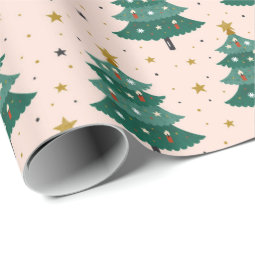 Christmas Tree Wrapping Paper | Zazzle