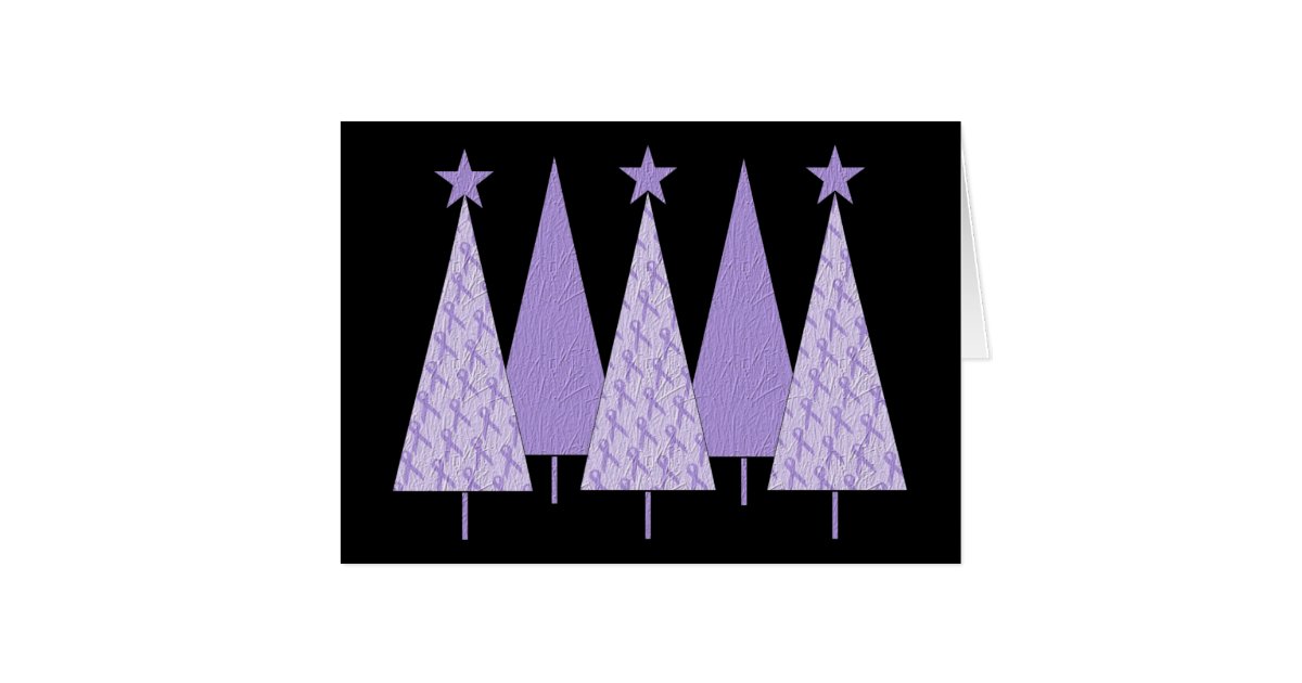 Christmas Trees - Periwinkle Ribbon | Zazzle